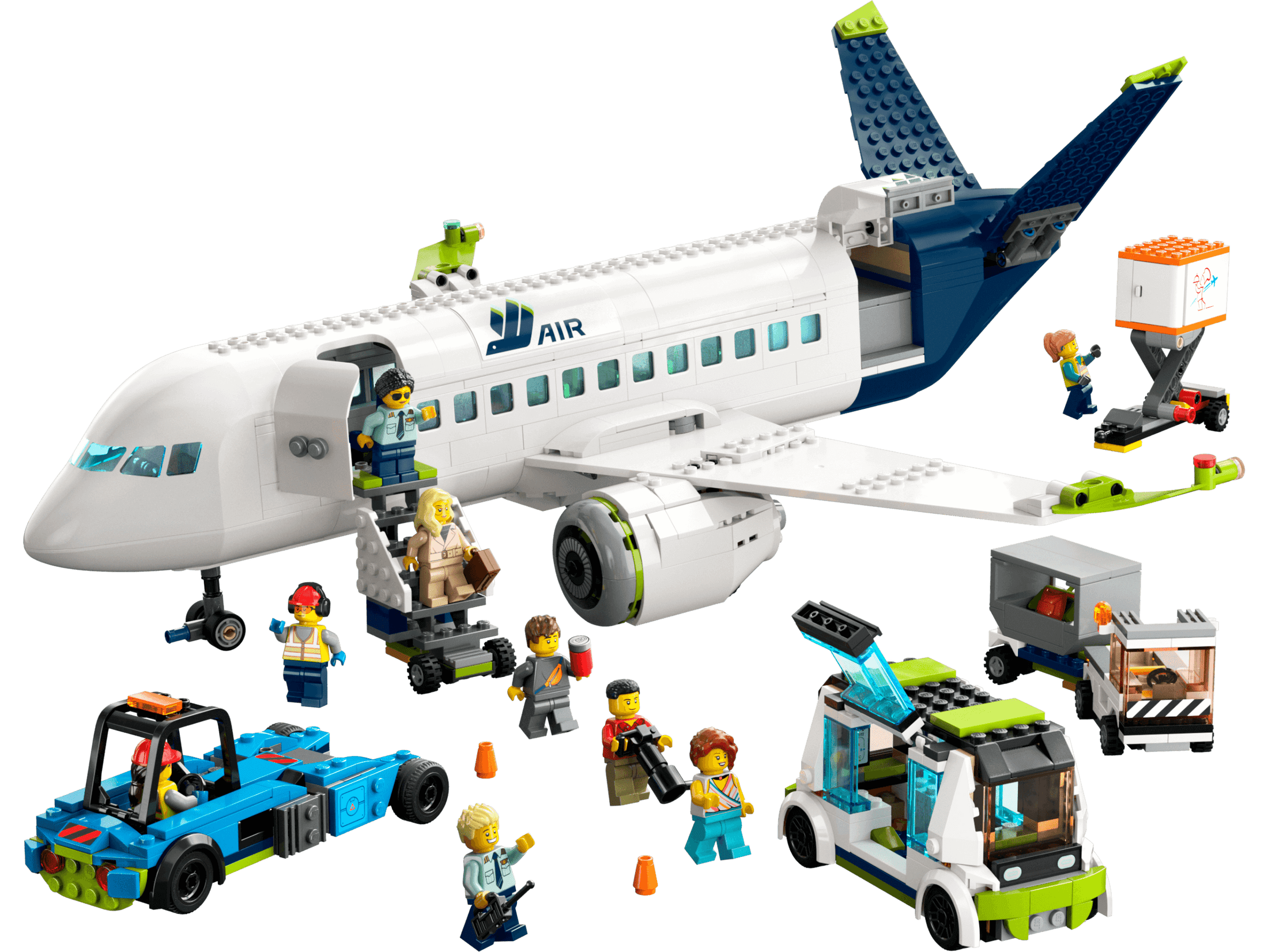 LEGO City Passenger Airplane 60367 Building Toy Set - 930 Pieces – Toys ...