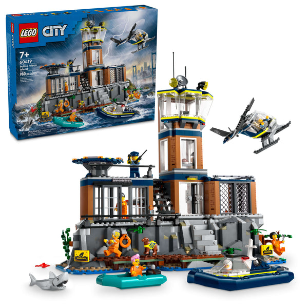 LEGO City Police Prison Island 980-Piece Building Toy Set 60419 – Toys"R"Us