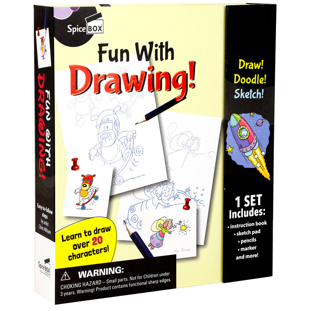 Fun With: Drawing Creative Art Kit - Learn To Draw 20+ Characters for ...