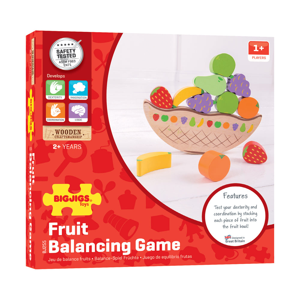 Bigjigs Toys Wooden Fruit Balancing Game for Family Fun – Toys"R"Us