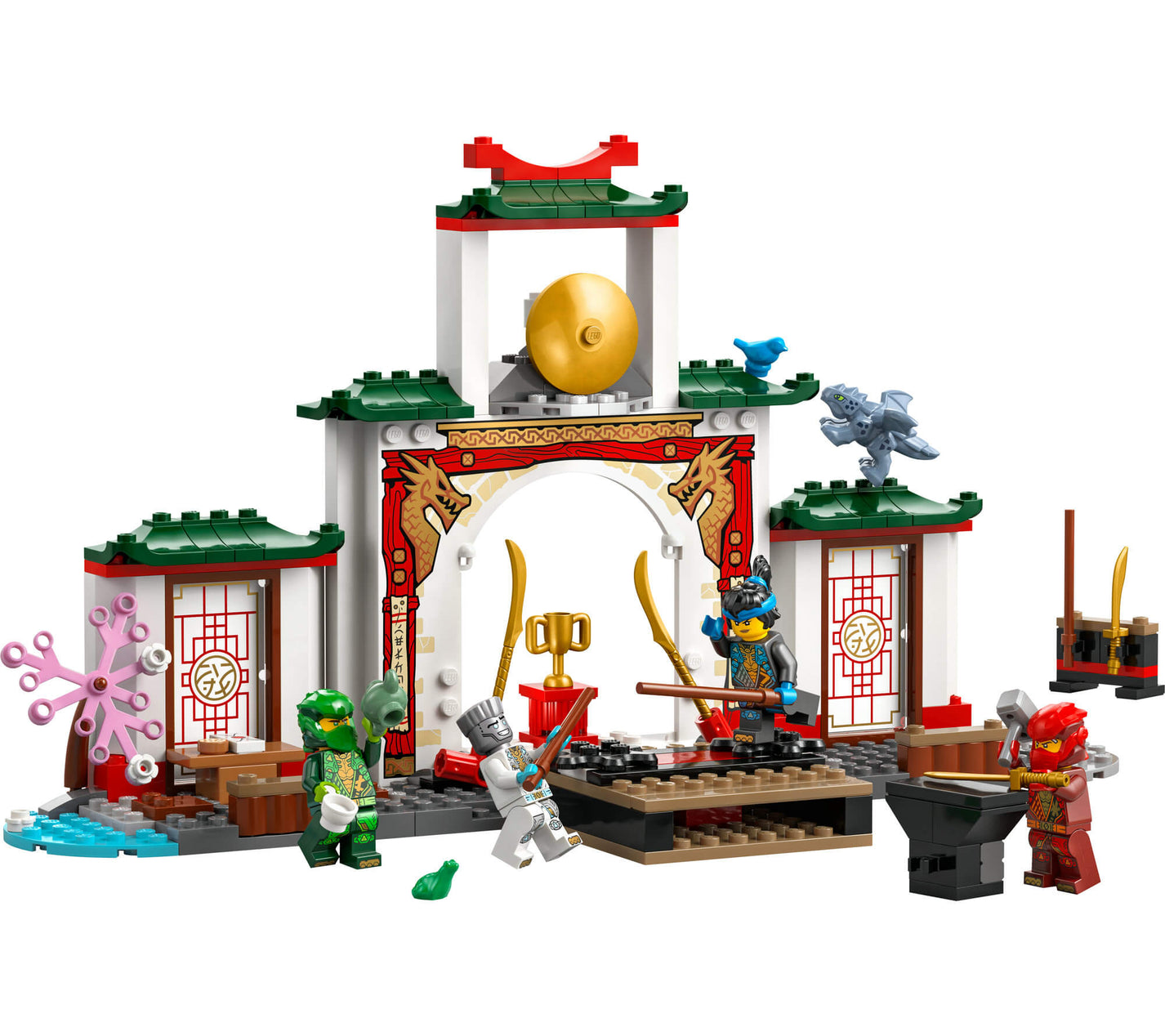 LEGO NINJAGO Ninja Spinjitzu Temple 158-Piece Building Set - 71831 ...