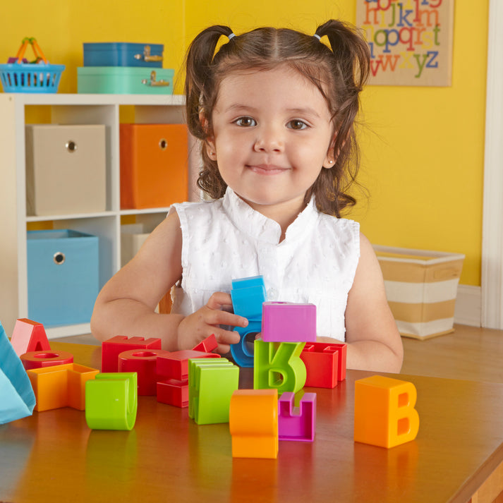 Learning Resources Alphabet Letter Blocks - Educational Set of 36 ...