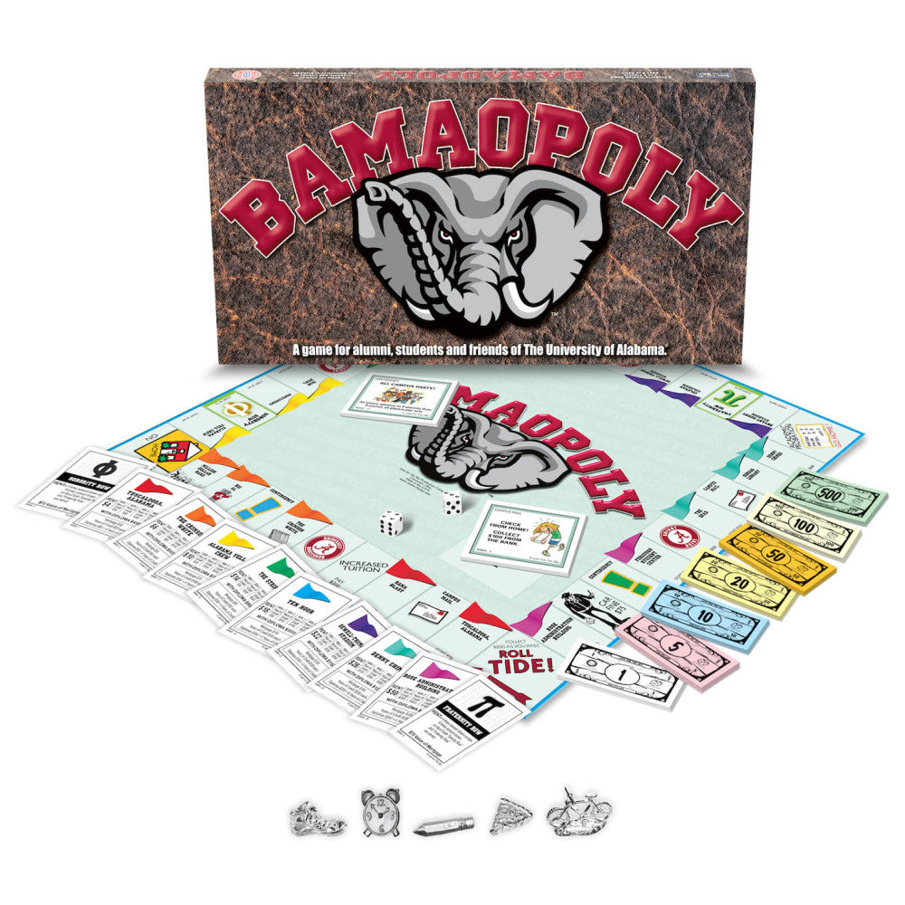 University of Alabama Bama-Opoly Monopoly Style Board Game – Toys"R"Us