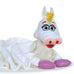 Cuddleuppets Magical Unicorn 2-in-1 Plush Puppet & Blanket - White-Pur ...