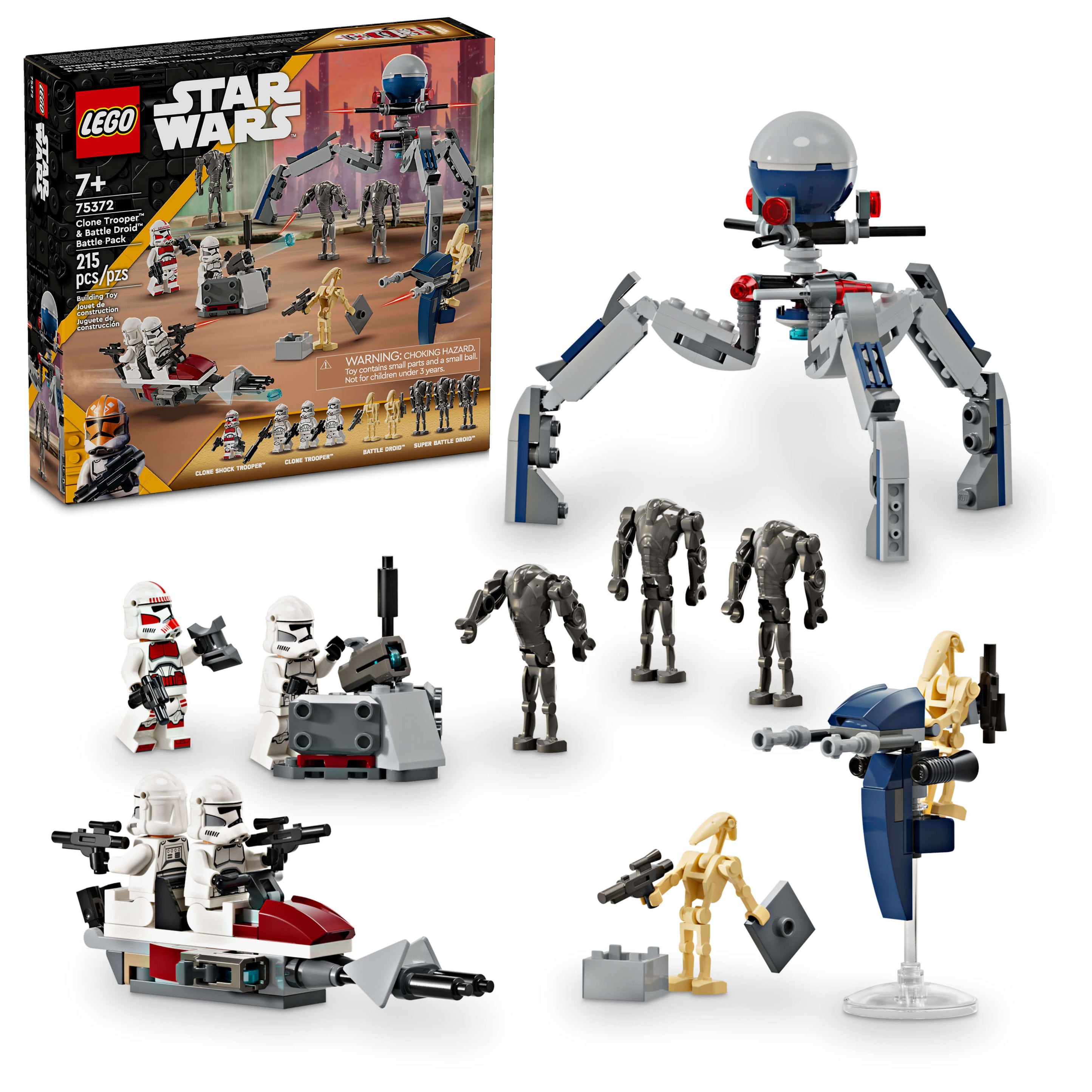 LEGO Star Wars Clone Trooper & Battle Droid Battle Pack 75372 - 215 Pi ...