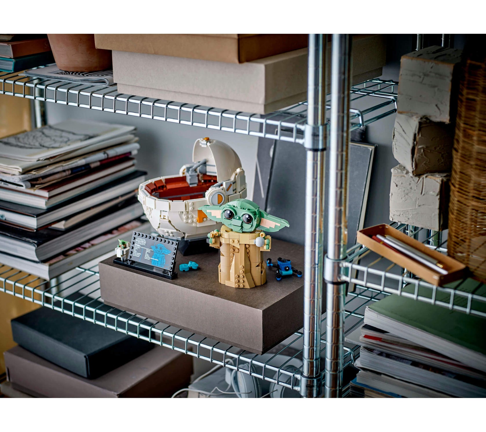 LEGO Star Wars The Mandalorian Grogu with Hover Pram Buildable Figure ...