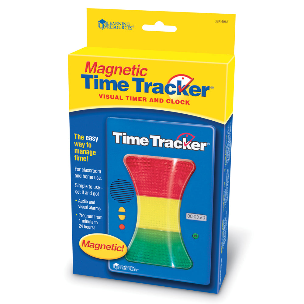Learning Resources Magnetic Time Tracker - Educational Countdown Clock ...