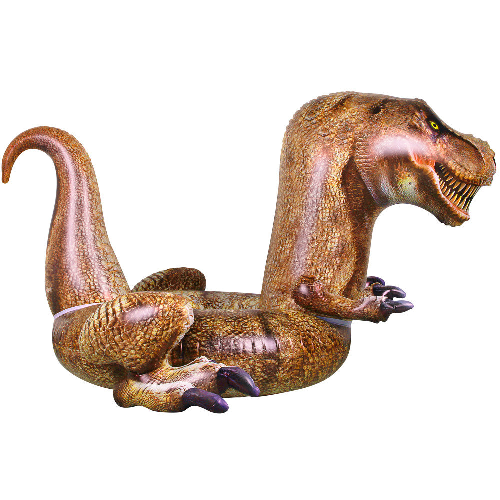 CocoNut Float Jumbo T-Rex Pool Ring - 83"x43" Inflatable Raft – Toys"R"Us