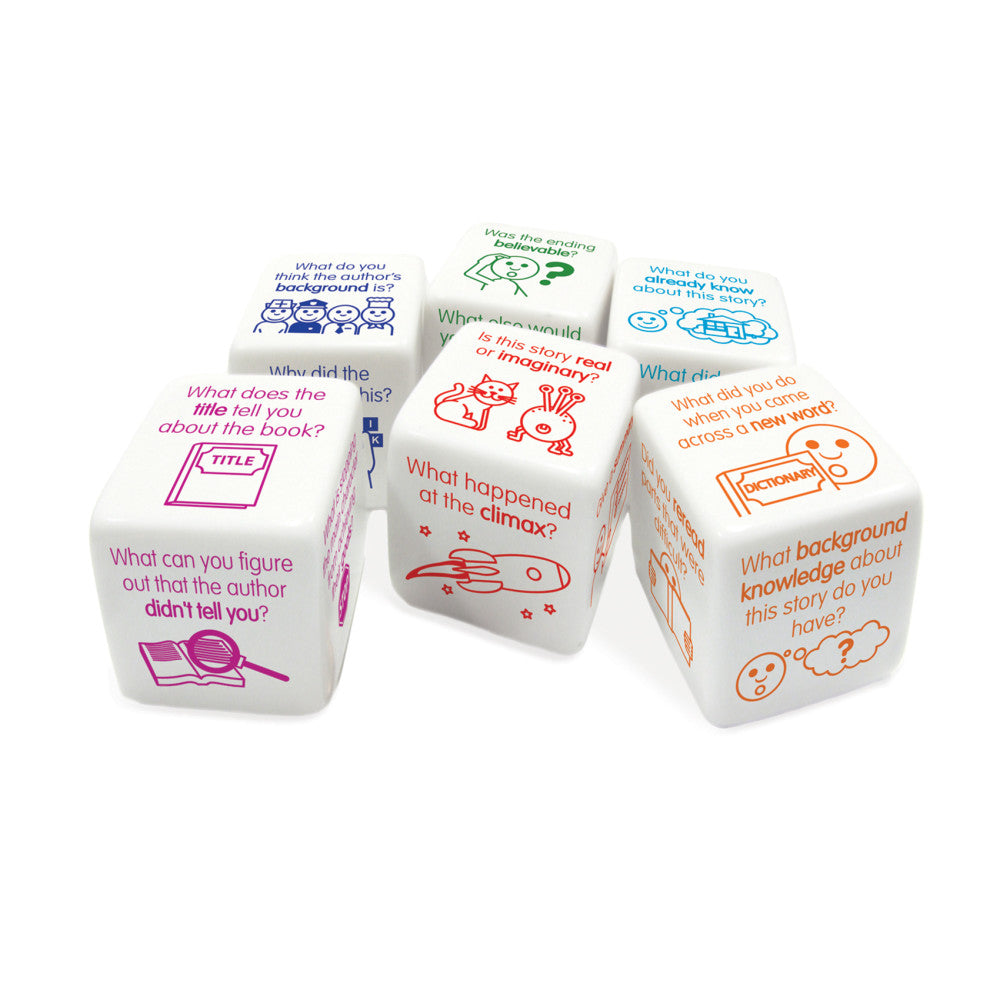 Junior Learning Comprehension Dice Set - Educational Game for Ages 6 ...