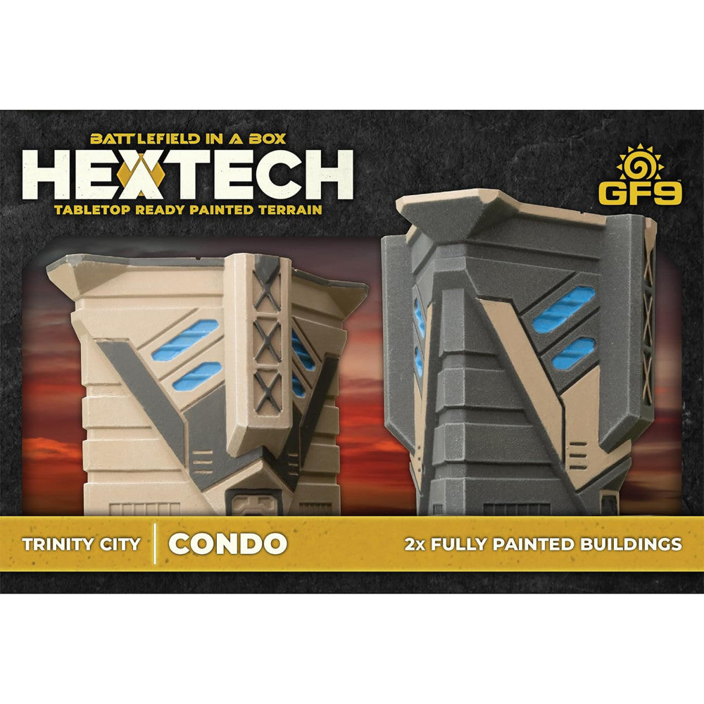 GF9 Hextech Trinity City: Condo - 2 Fully Painted Building Playset ...