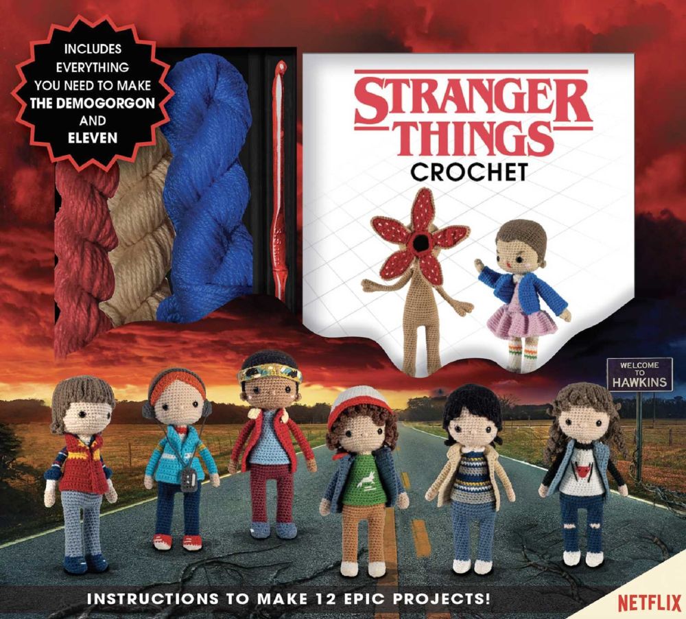 Stranger Things 12-Crochet Projects Kit - Character Crafting Set – Toys ...