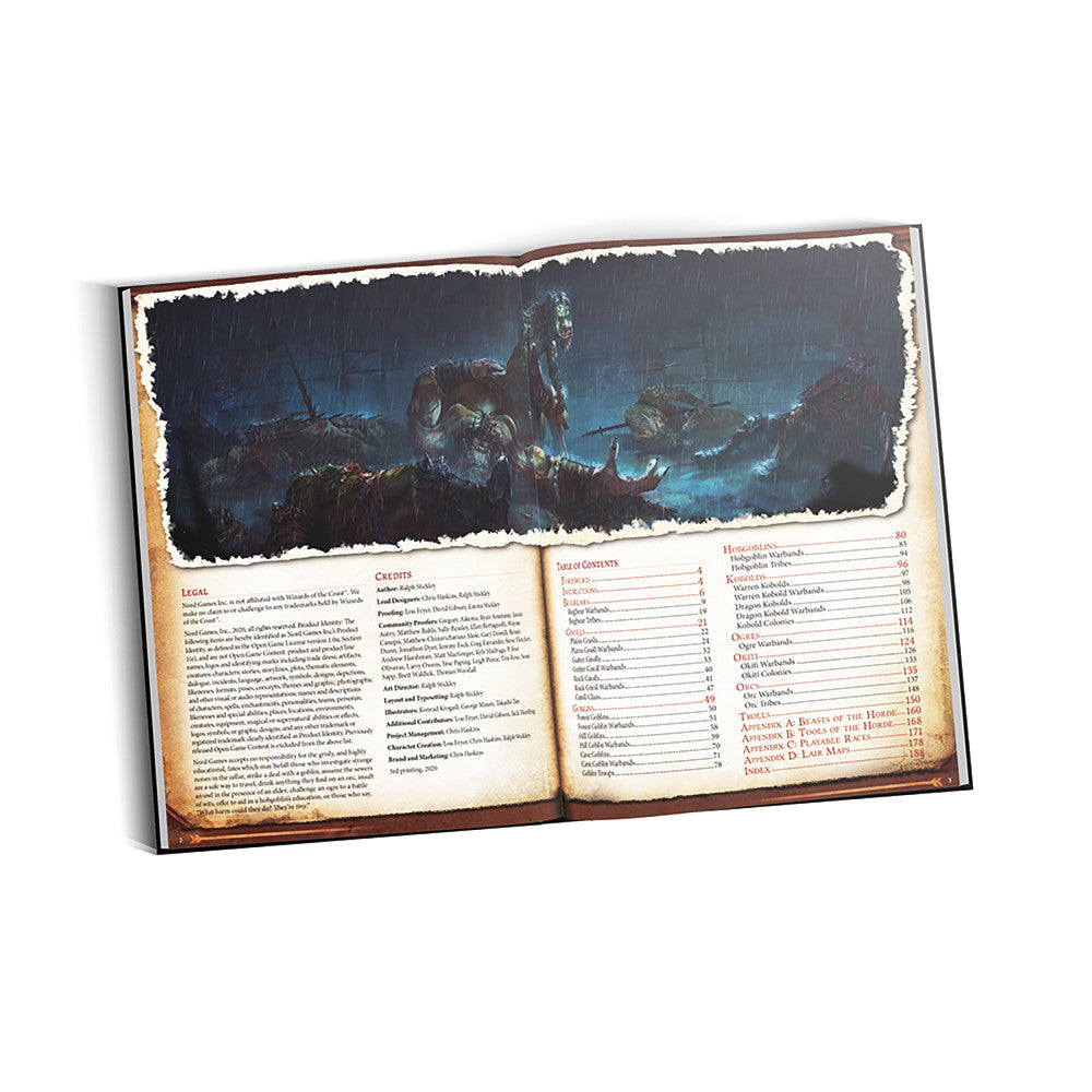 Nord Games: Revenge of the Horde Ultimate Bestiary - RPG Hardcover Sup – Toys"R"Us