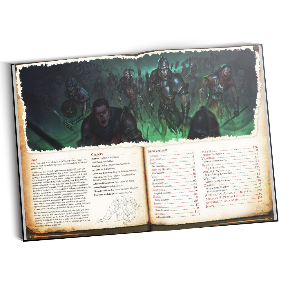 Nord Games: The Dreaded Accursed - Ultimate Bestiary RPG Supplement – Toys"R"Us