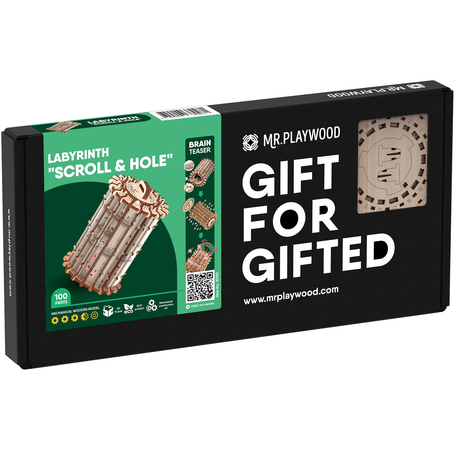 Mr.PLAYWOOD 3D Wooden Labyrinth STEM Puzzle - Cryptex Inspired – Toys"R"Us