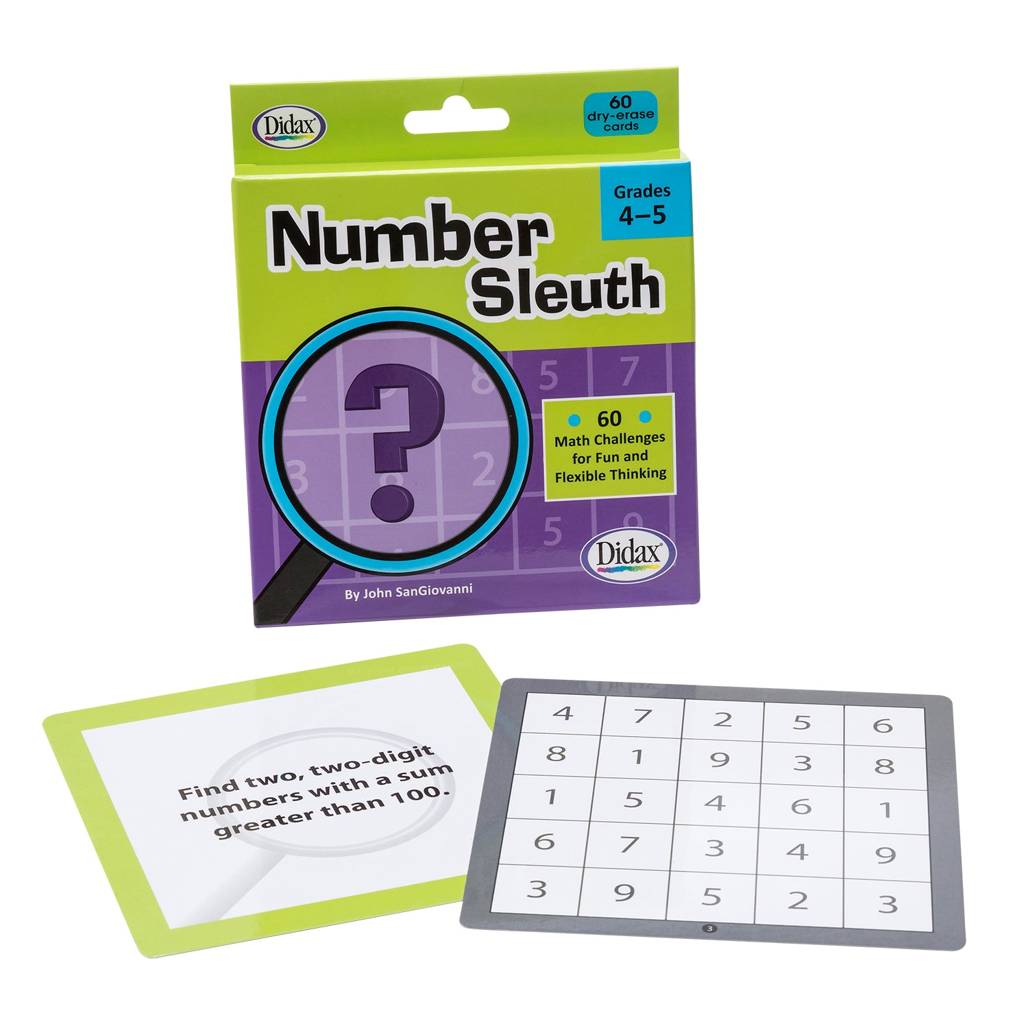 Didax Number Sleuth Math Game - Engaging Puzzle Play - Grades 4-5 ...