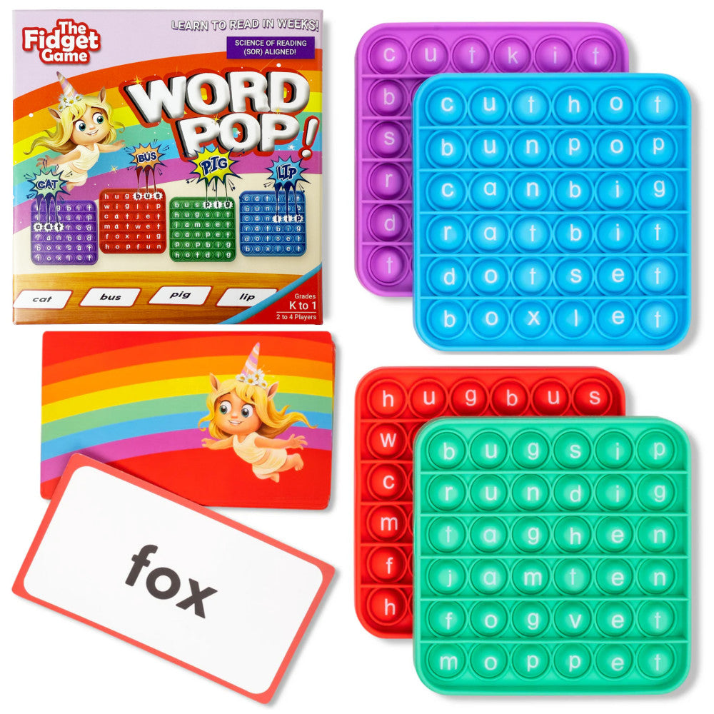 The Fidget Game Word Pop! Educational Bubble-Popping Game – Toys"R"Us