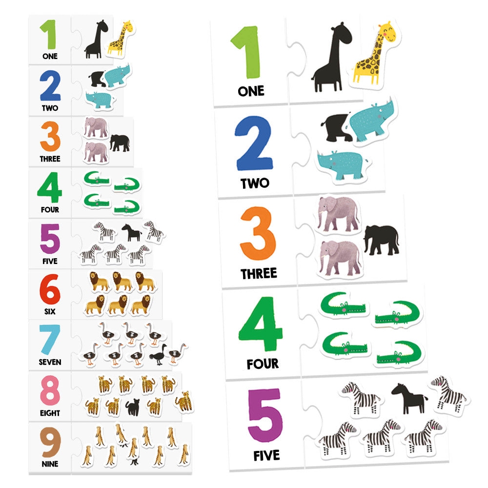 Headu Montessori Tactile Numbers Puzzle Set - 63 pc – Toys"R"Us