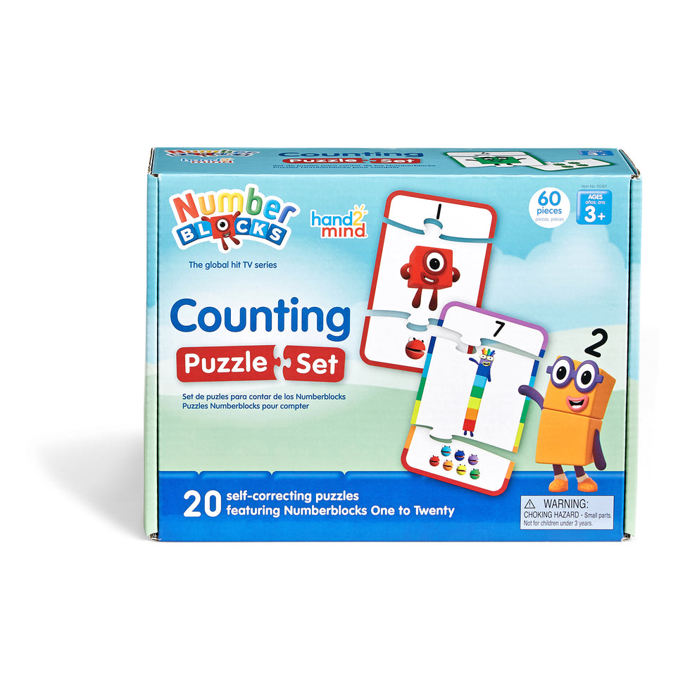 Hand2Mind Numberblocks Counting Puzzle Set - Numeracy Fun - Ages 3-5 ...