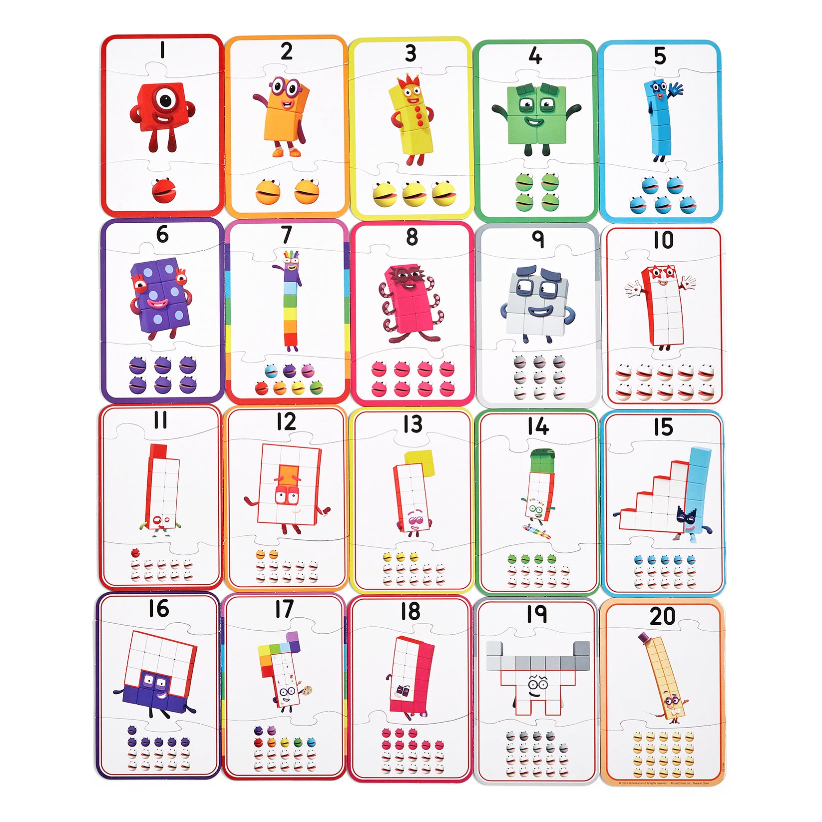Hand2Mind Numberblocks Counting Puzzle Set - Numeracy Fun - Ages 3-5 – Toys"R"Us
