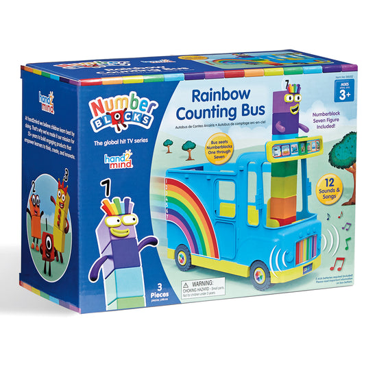 Hand2Mind Numberblocks Rainbow Counting Bus Interactive Toy – Toys"R"Us