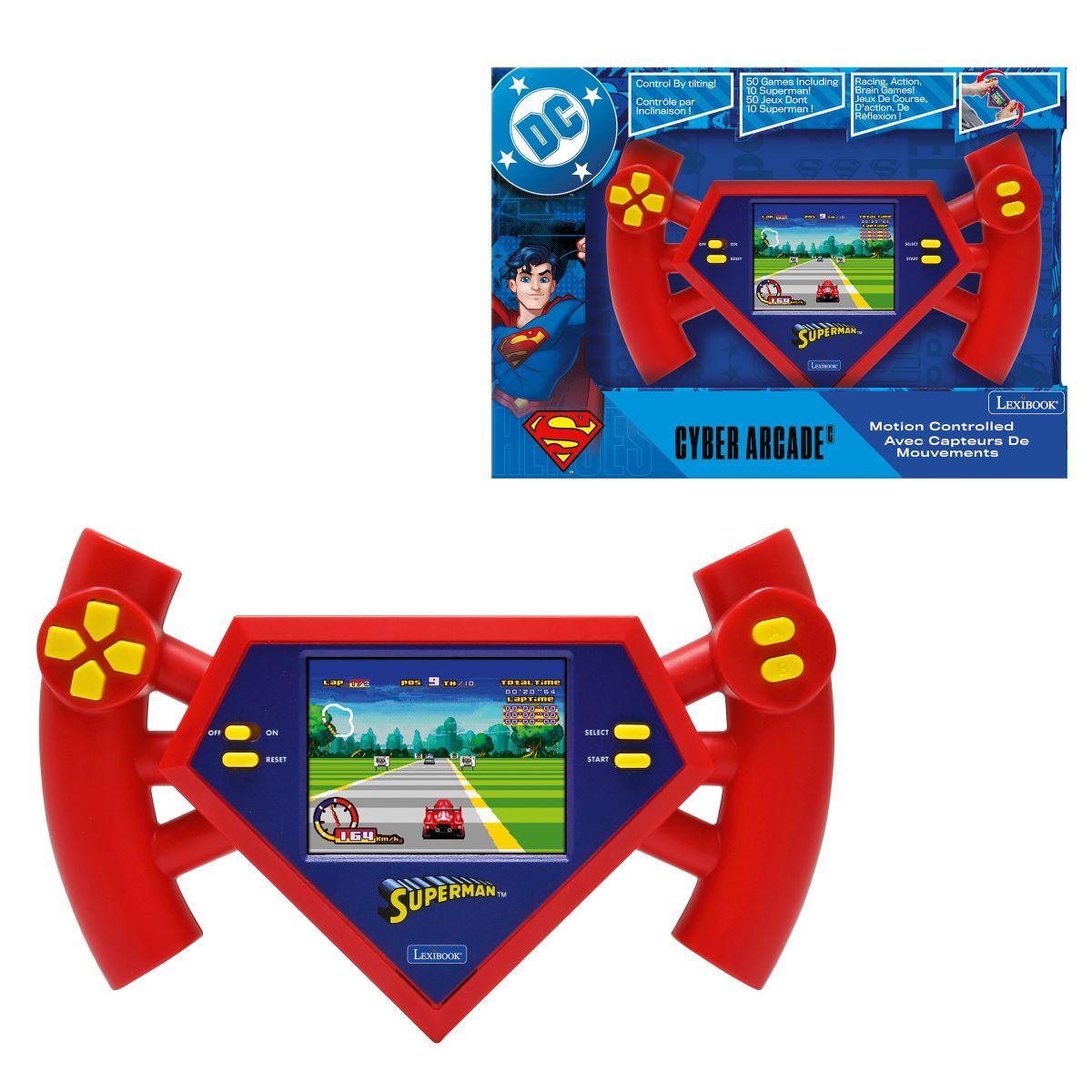 Superman Cyber Arcade Motion Console with 2.8'' LCD and 50 Games – Toys ...