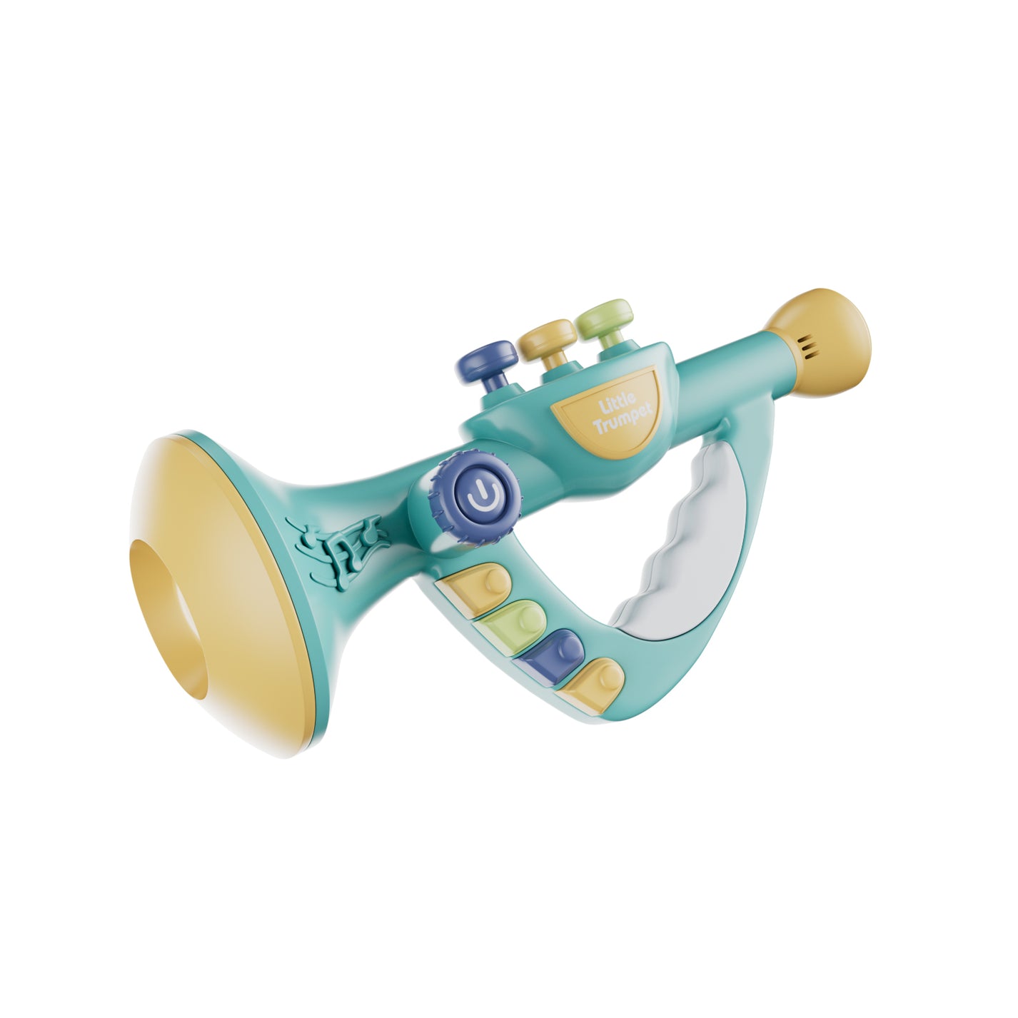 Contixo Little Trumpet Toy Blue - Musical Instrument for Toddlers ...