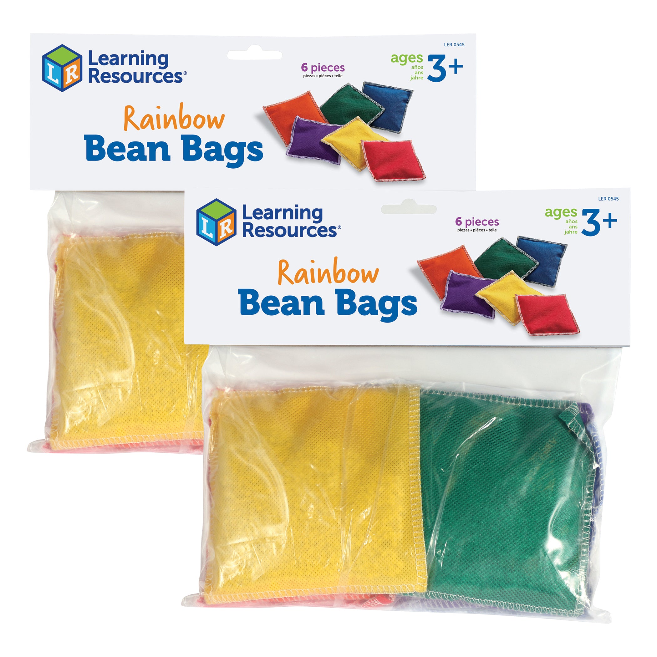 Learning Resources Rainbow Bean Bags - Color and Coordination Game - S ...