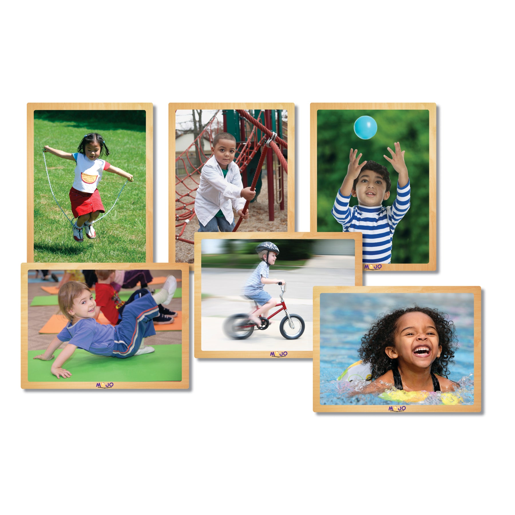 MOJO Kids in Motion 6-Pack Wooden Puzzles - Varied pc – Toys"R"Us