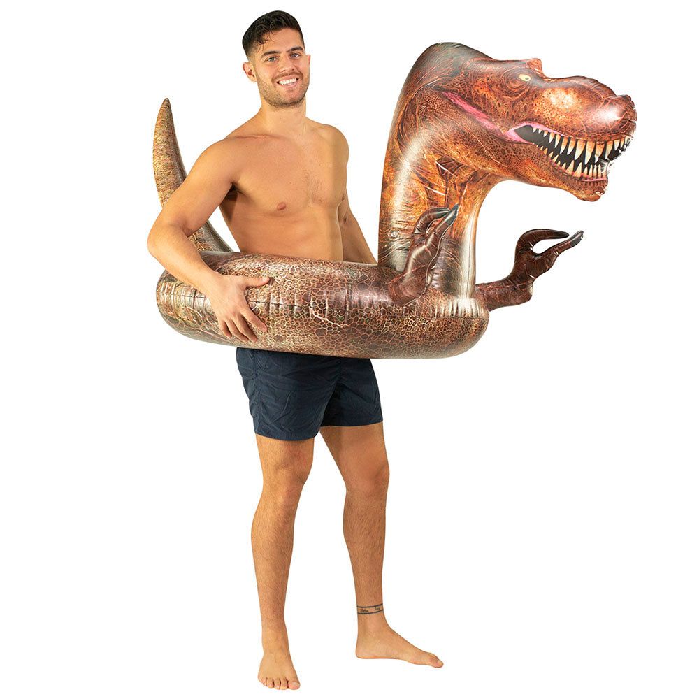 PoolCandy Jumbo T-Rex Dinosaur 40" Inflatable Pool Tube – Toys"R"Us