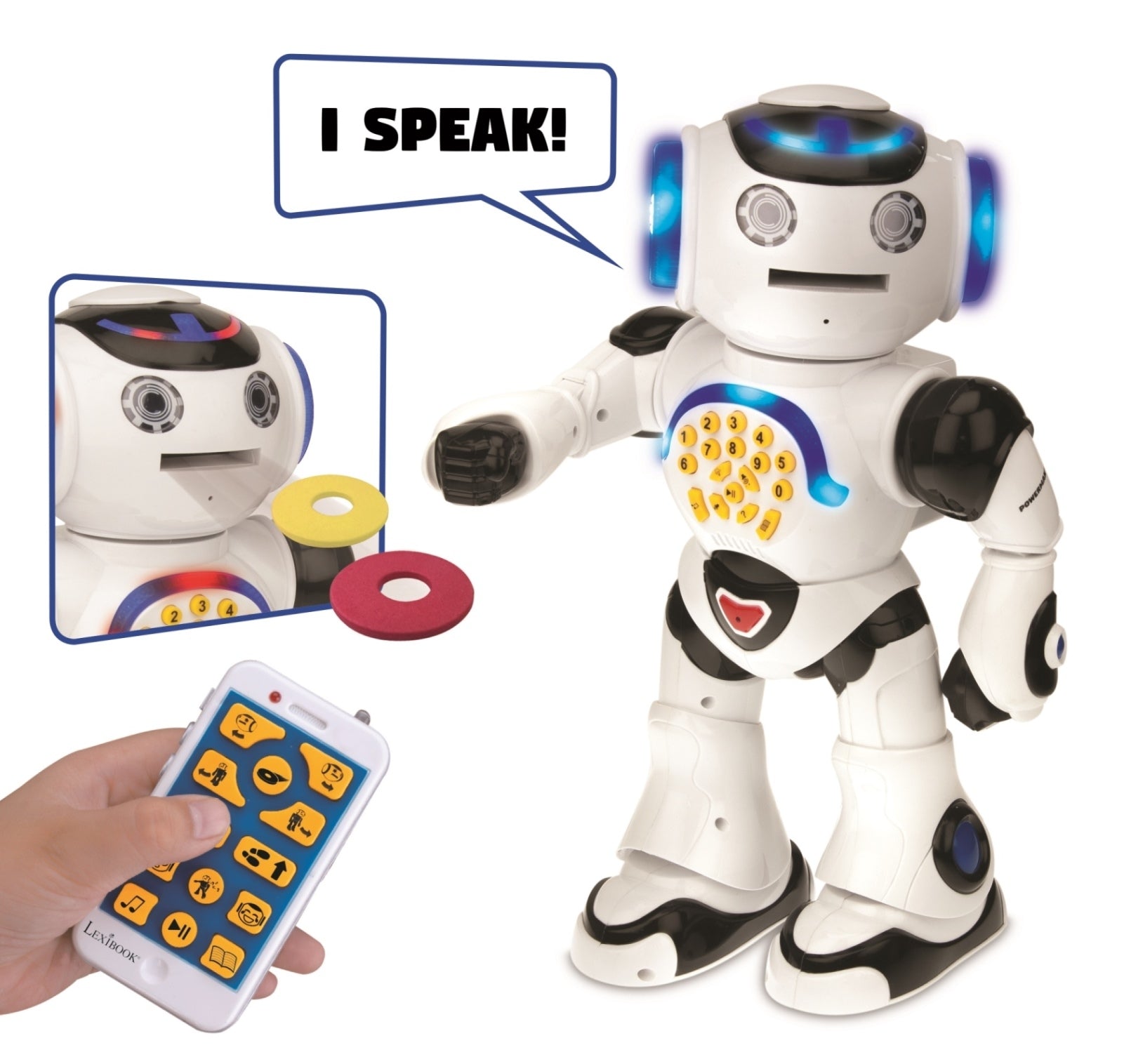 Lexibook POWERMAN Bilingual Interactive Robot with Remote Control ...
