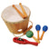 Sounds Like Fun! Wooden Shake Rattle and Drum Set – Toys"R"Us
