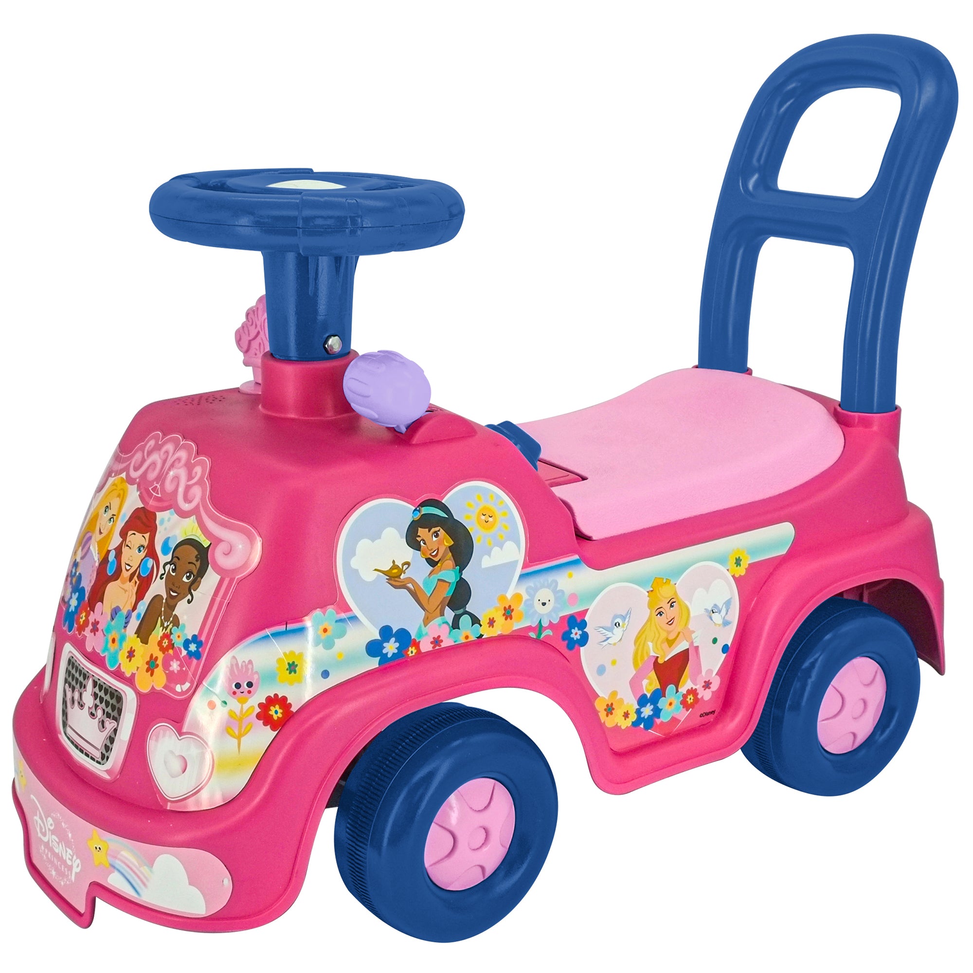 Kiddieland - Disney Princess Adventure Ride-On - Magical Light & Sound ...