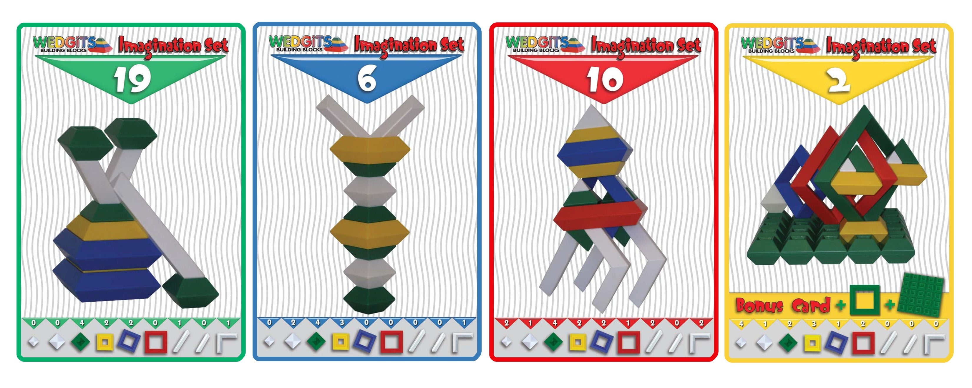 Wedgit Imagination Series Design Cards - Educational Flash Card Set ...
