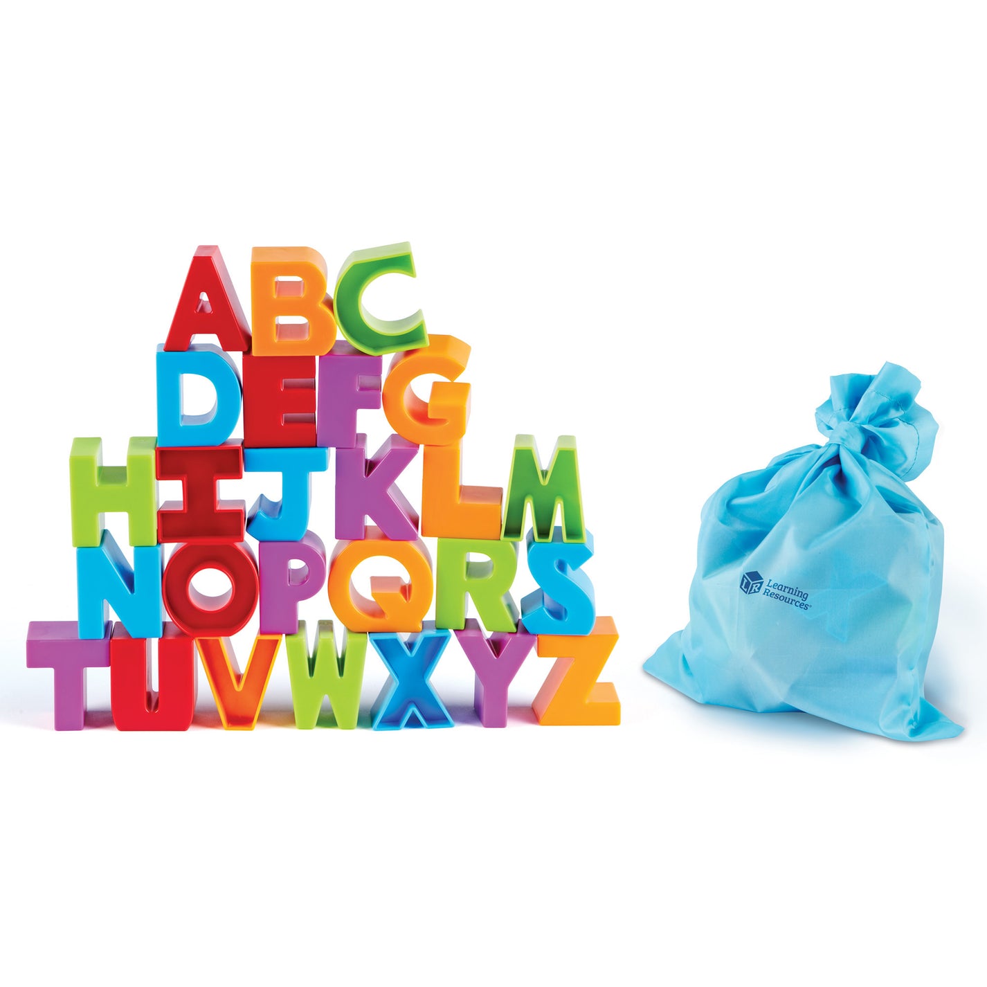 Learning Resources Alphabet Letter Blocks - Educational Set of 36 ...