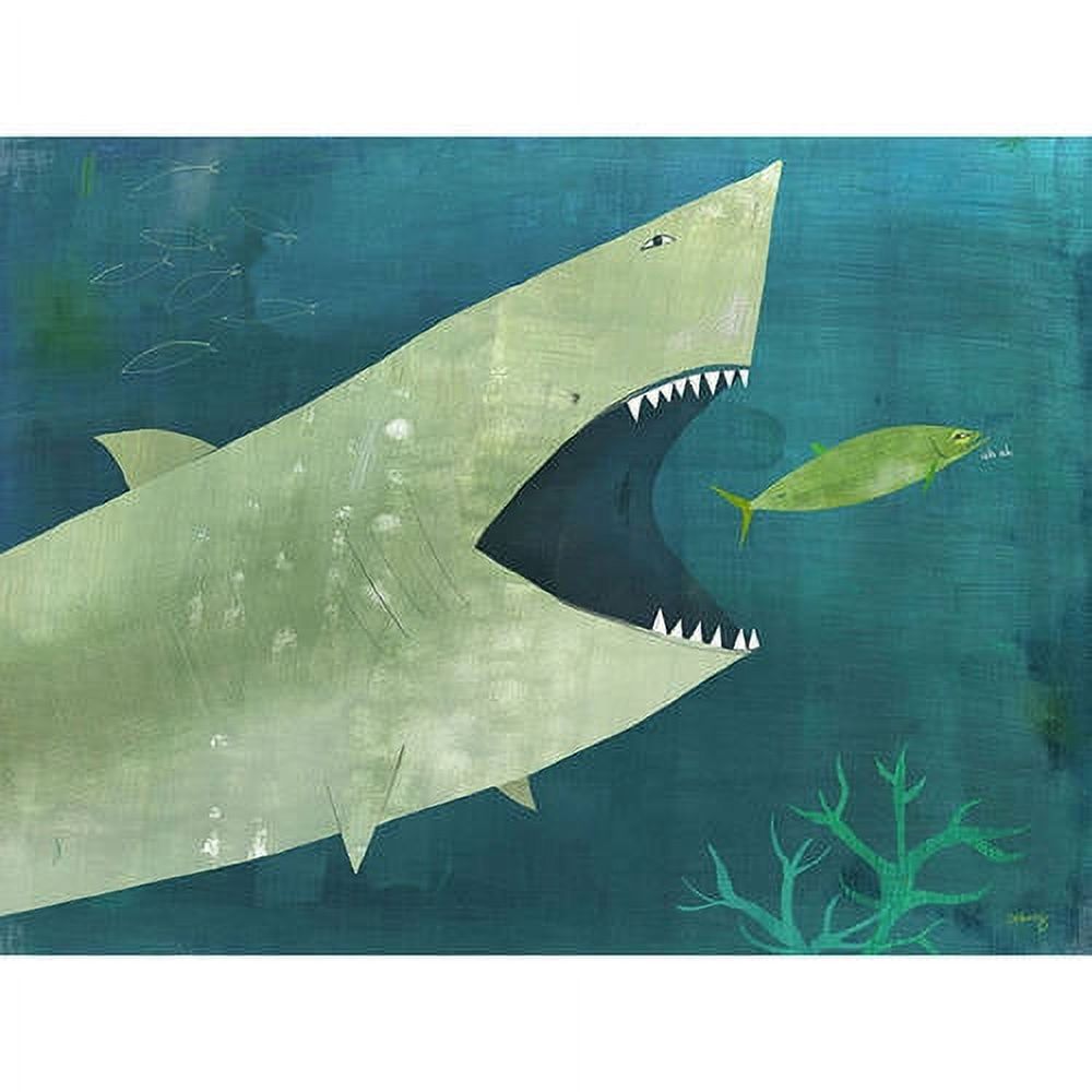 Oopsy Daisys Uh Oh Shark Canvas Wall Art by Melanie Mikecz – Toys"R"Us