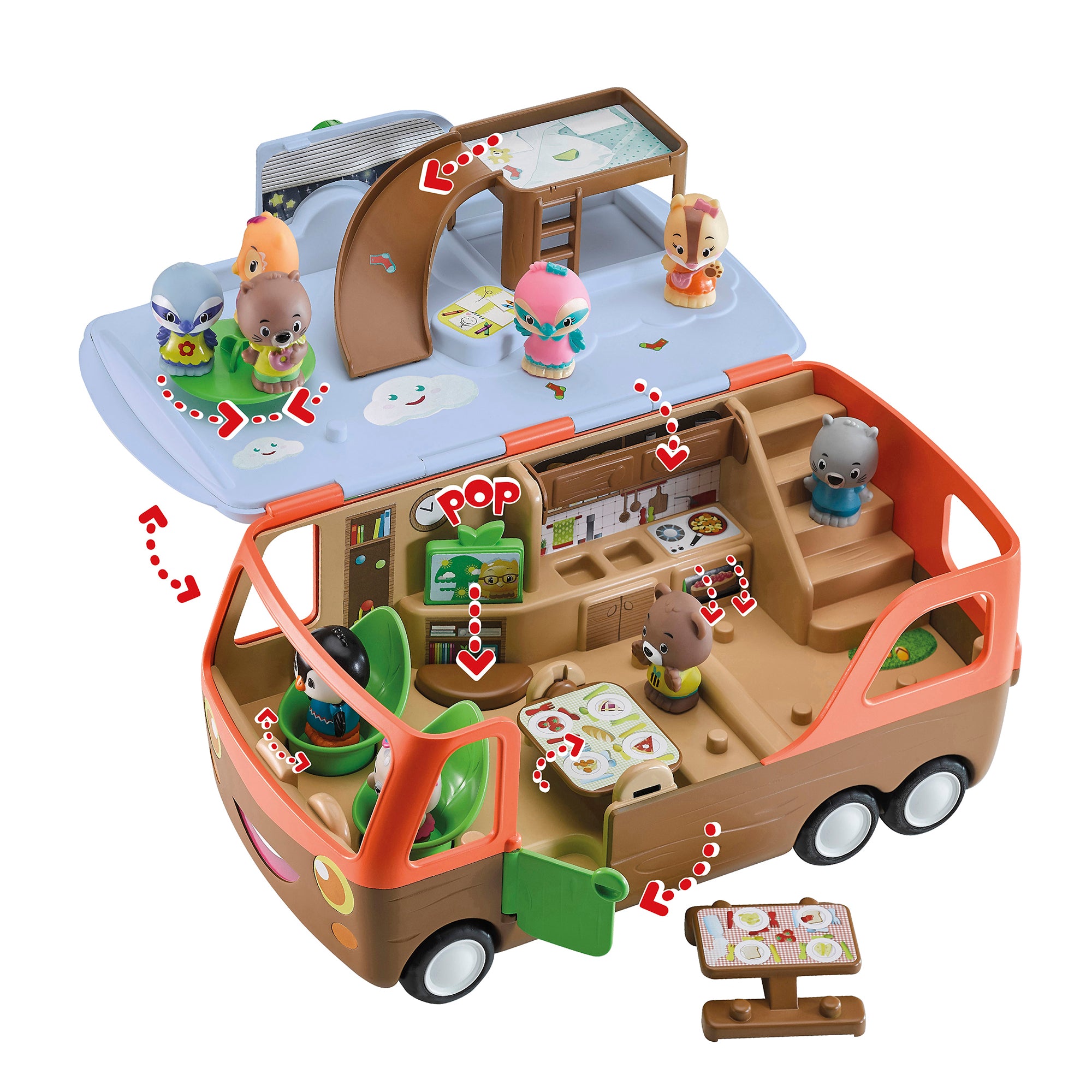 Timber Tots Adventure Camper Van with Exclusive Lena the Seal – Toys"R"Us