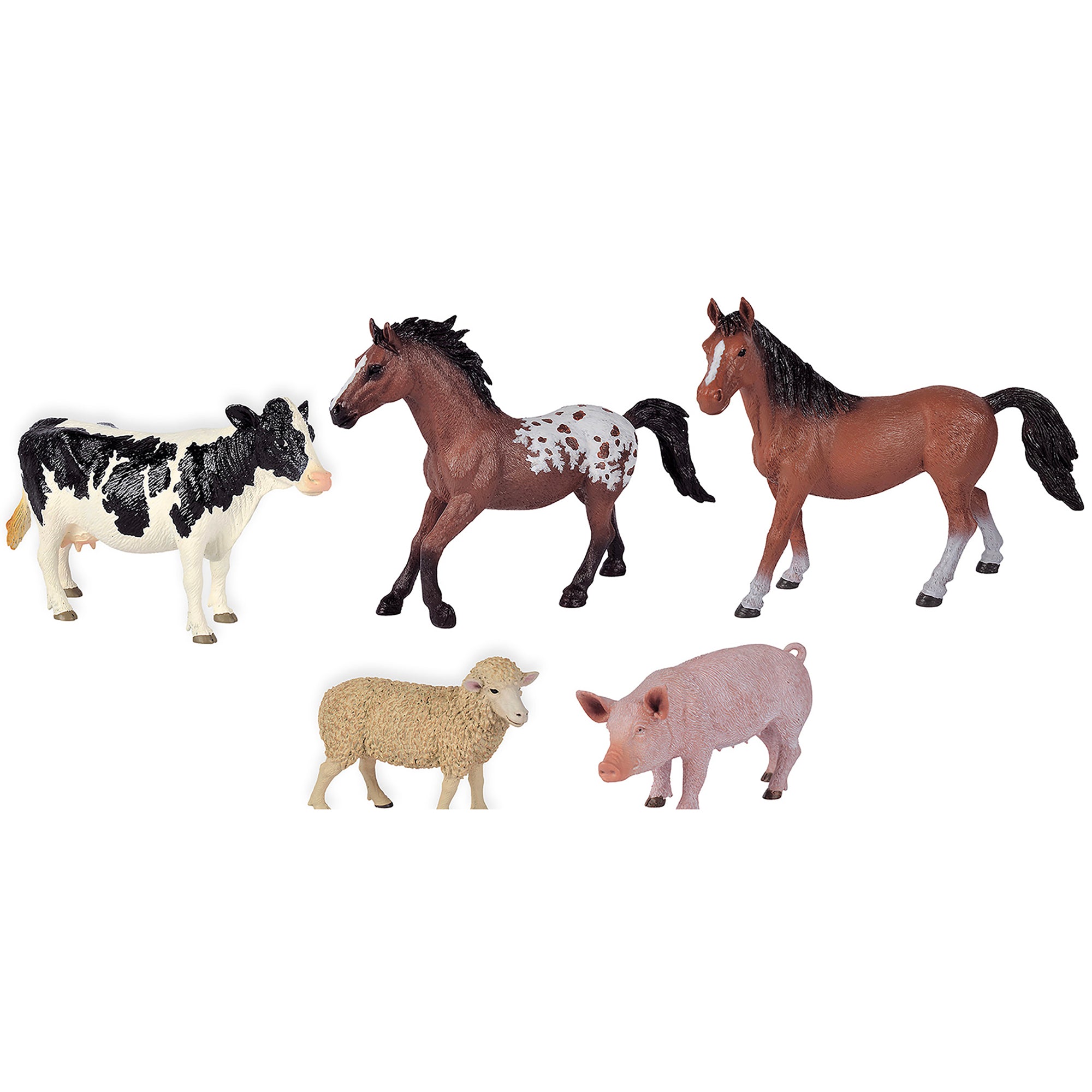 Simba Toys Colorful Farm Animals Playset - Miniature Figurines for Kid ...