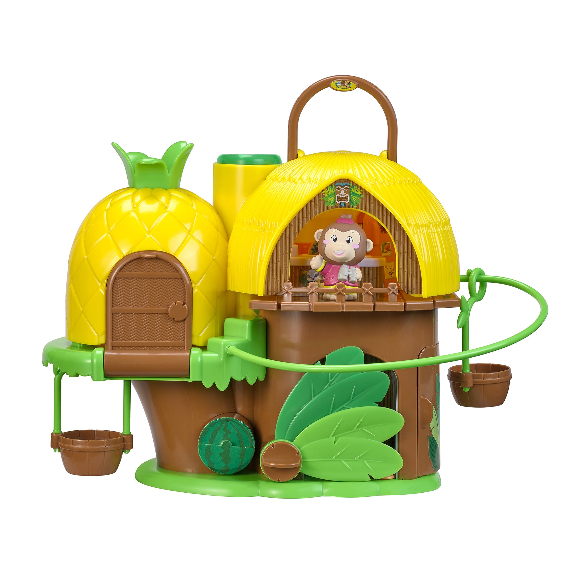 Timber Tots Tropical House Playset with Exclusive Monkey Character ...