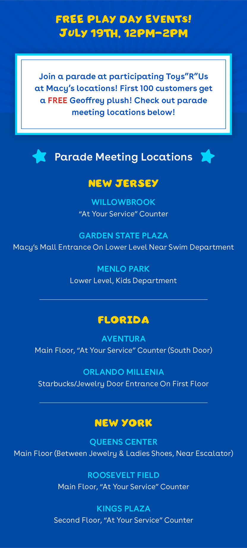 Play Day – Toys"R"Us