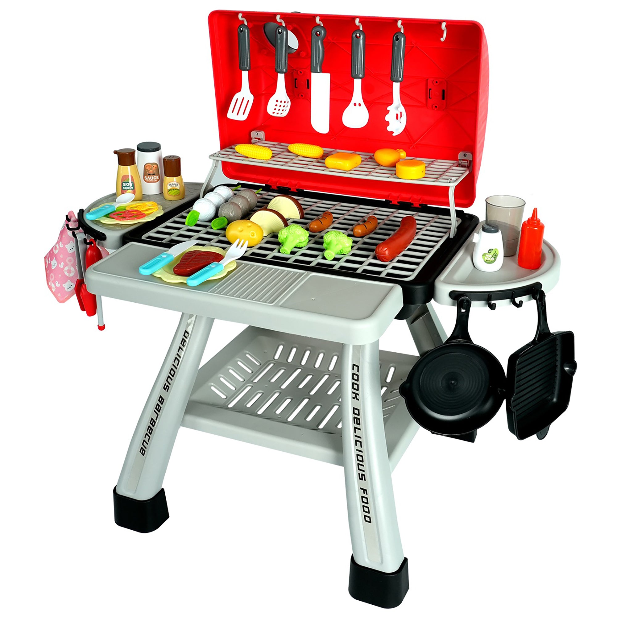 Easy Playhouse BBQ Grill Toy Playset - Realistic Effects – Toys"R"Us