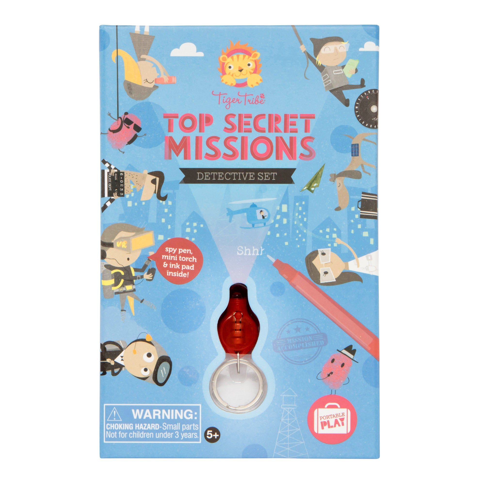Tiger Tribe 48 Piece Top Secret Missions Detective Set - Spy Adventure ...