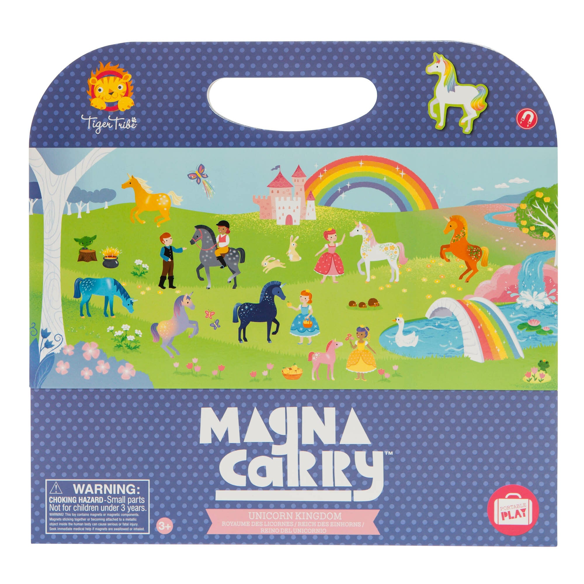 Magna Carry Unicorn Kingdom - Magical Fold-Out Magnetic Play Scene wit ...