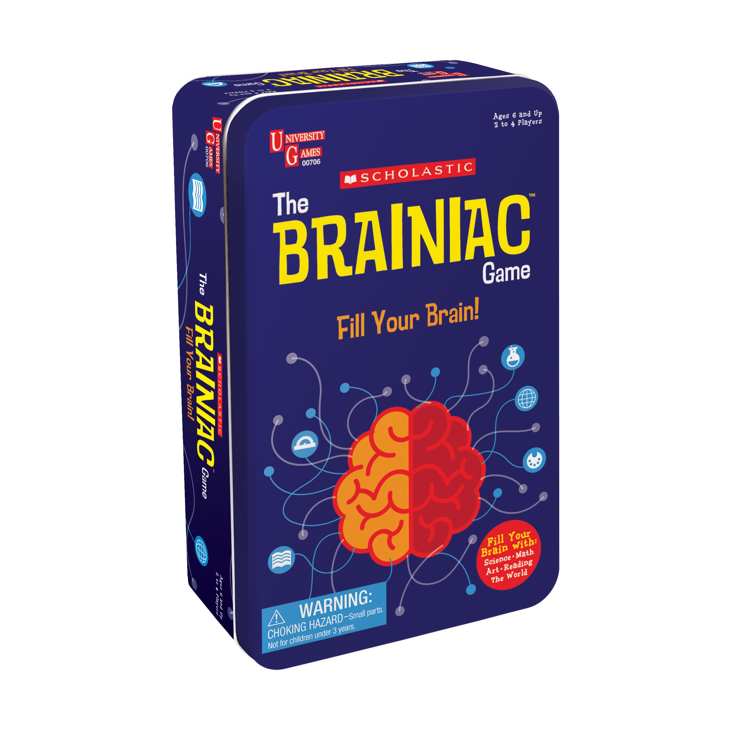 Scholastic Brainiac Game Tin - Interactive Trivia Challenge – Toys"R"Us