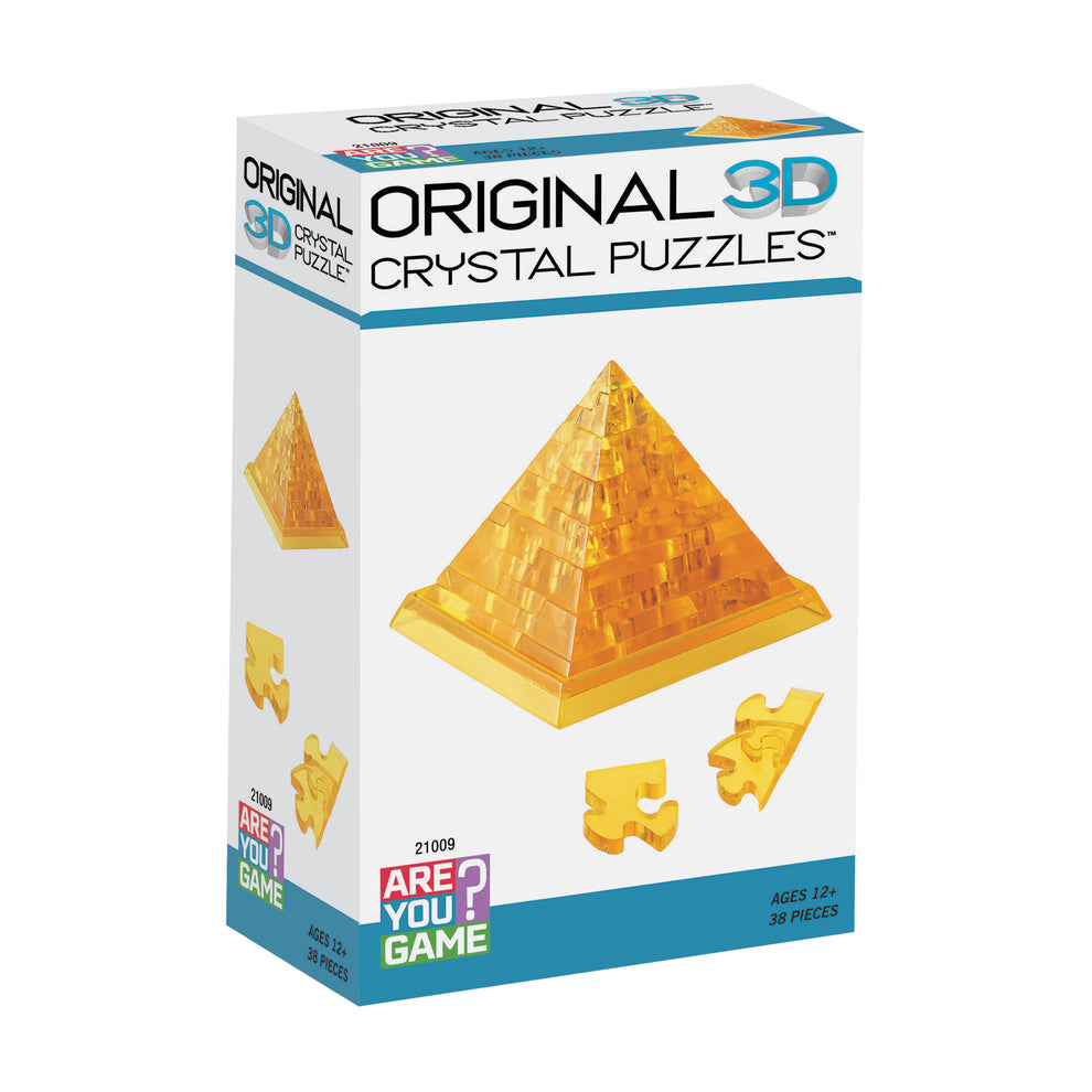 Lustrous Gold 3D Crystal Pyramid Puzzle - 38 Pieces – Toys"R"Us