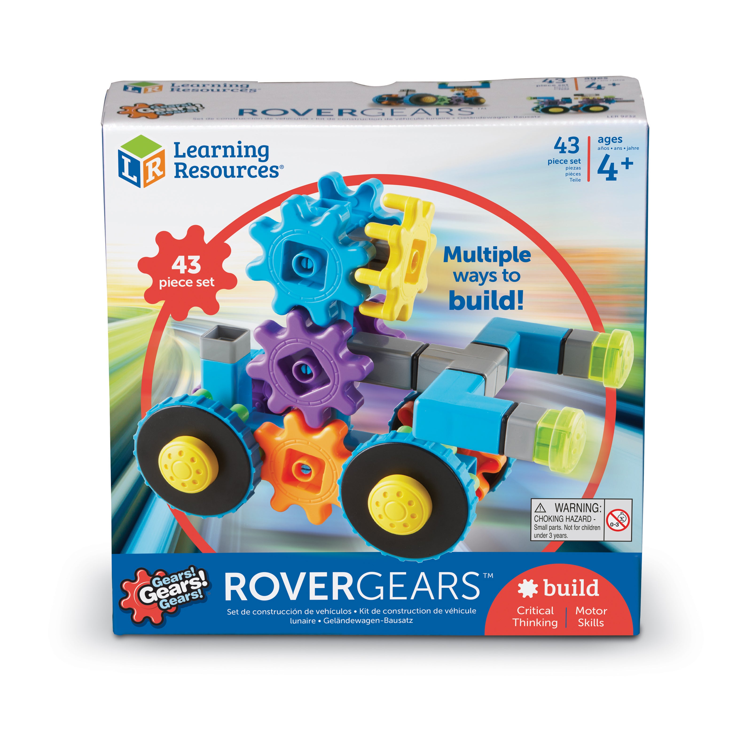 Gears! Gears! Gears! - Rover Gears Building Set - 43 Colorful Pieces ...