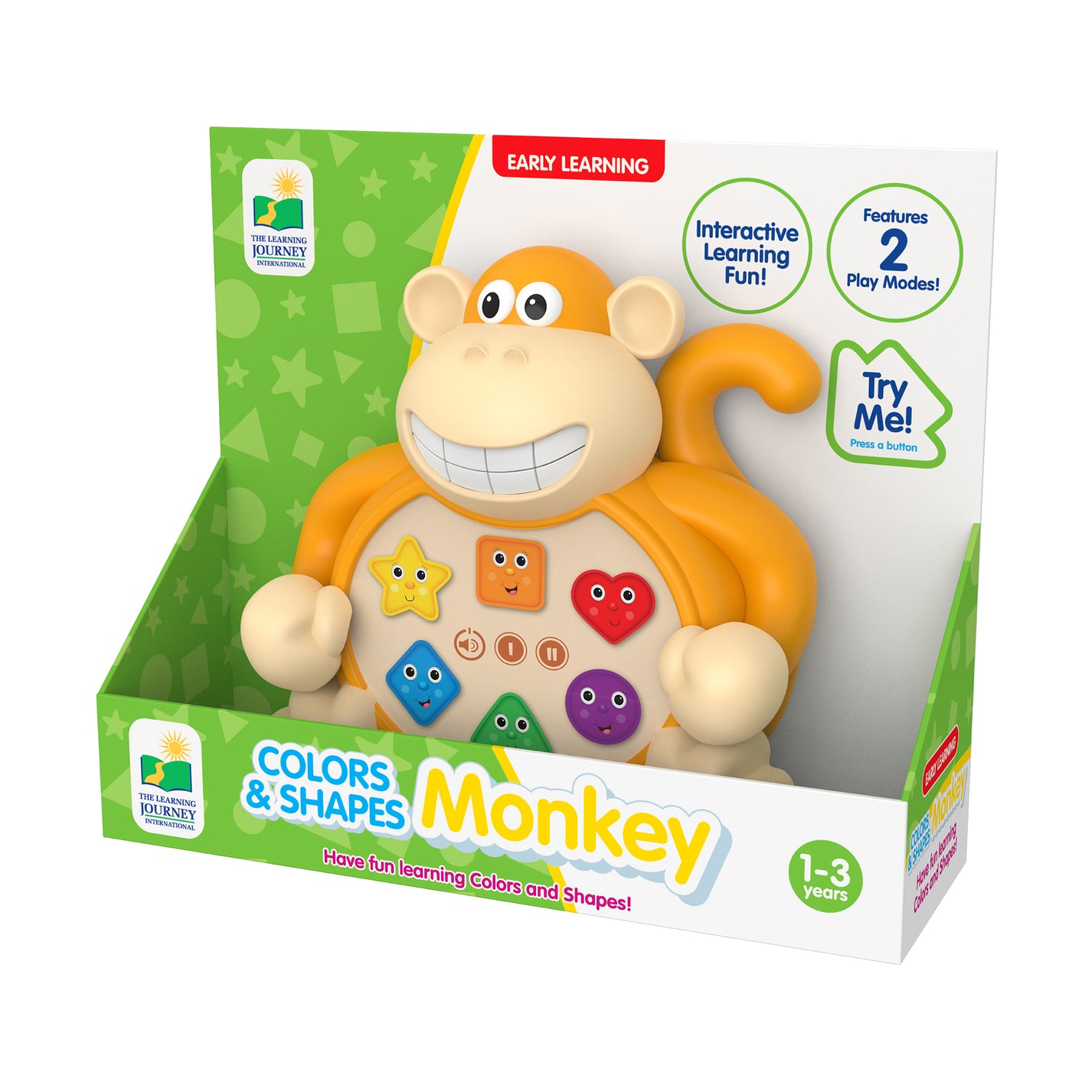 Early Learning Colors & Shapes Monkey - Interactive Educational Toy ...