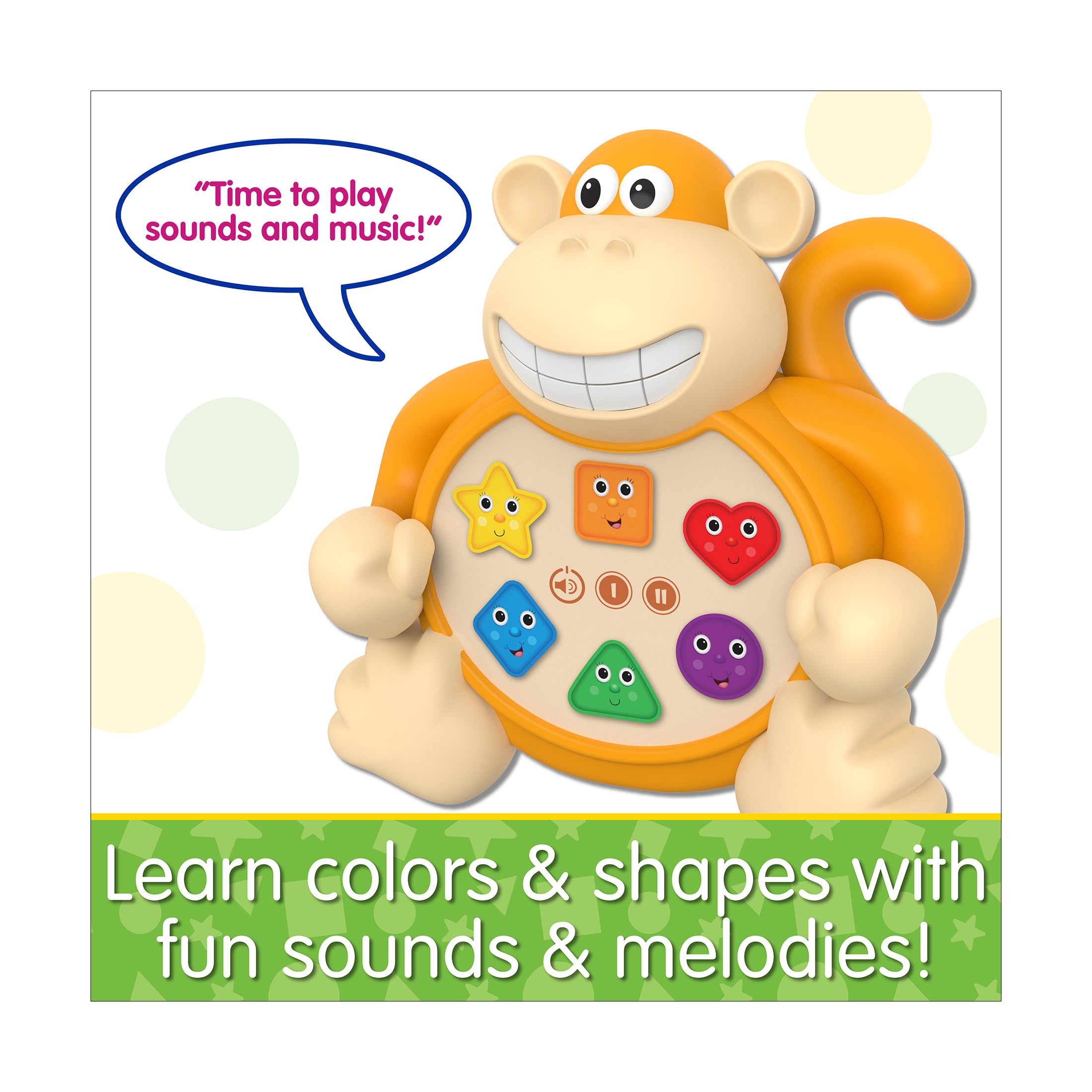 Early Learning Colors & Shapes Monkey - Interactive Educational Toy ...