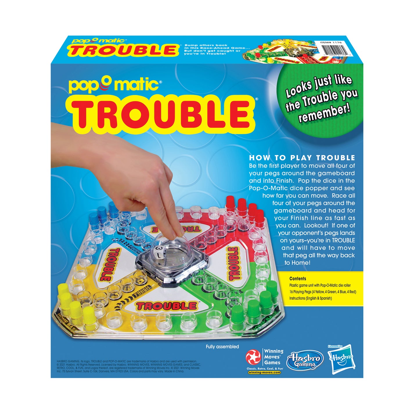 Classic Trouble Pop-O-Matic Board Game – Toys"R"Us