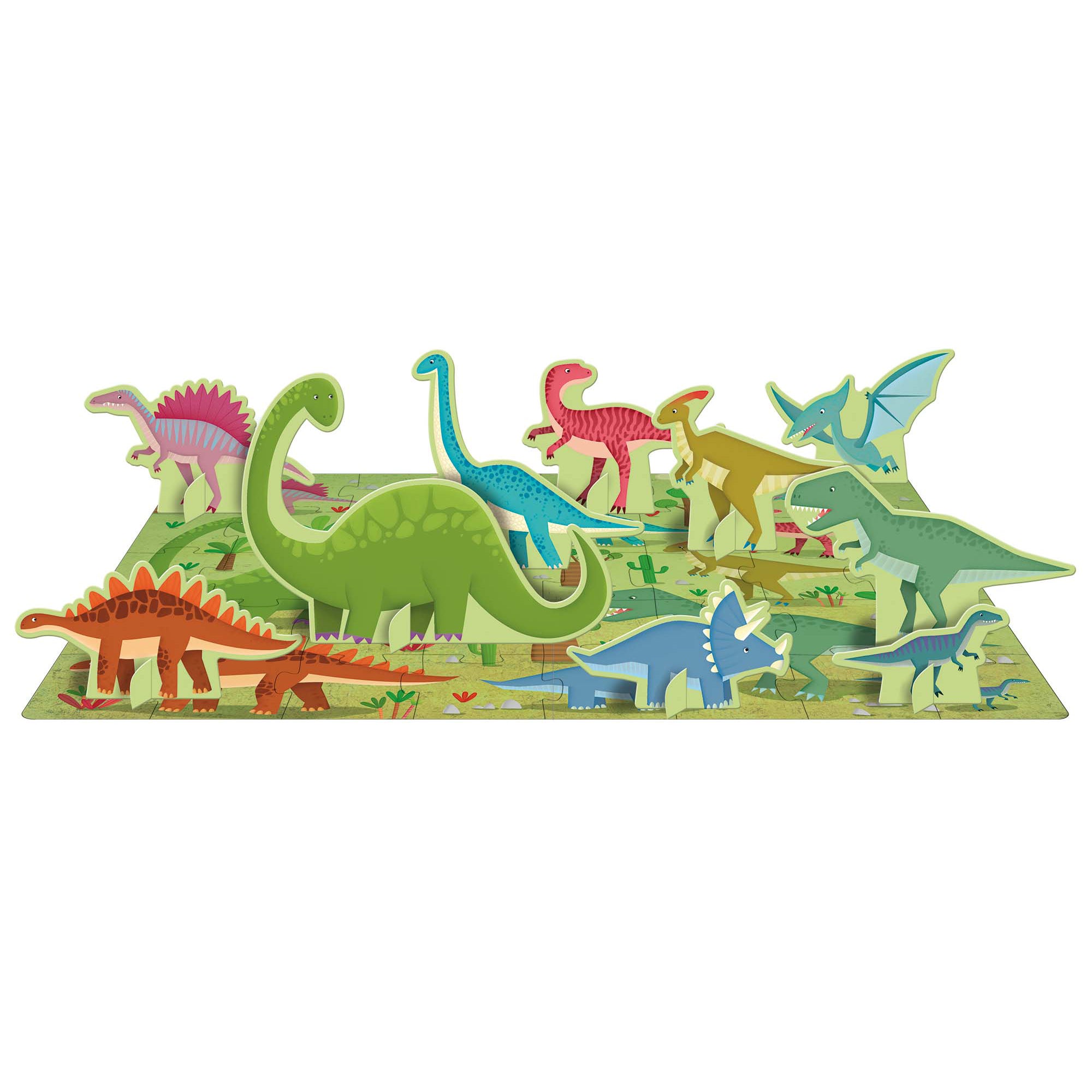 Dinosaur Explorer Q-Box with 40-Piece Puzzle and Figures – Toys"R"Us